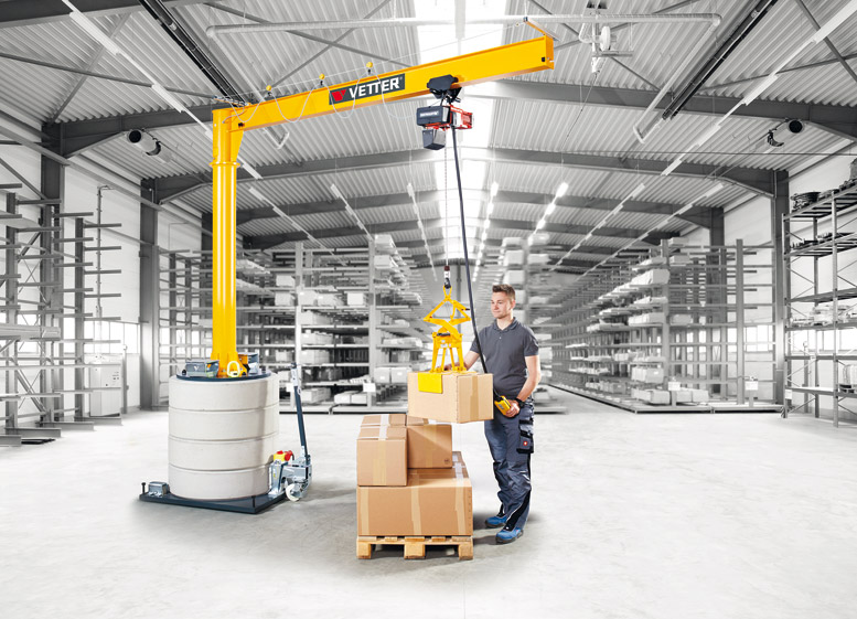 Mobiler Schwenkkran in modularer BauweiseWirtschaft regional online ...